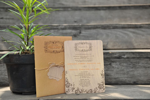 Wedding Invitation: Make it Simple with ‘One Sided Invitation ...
