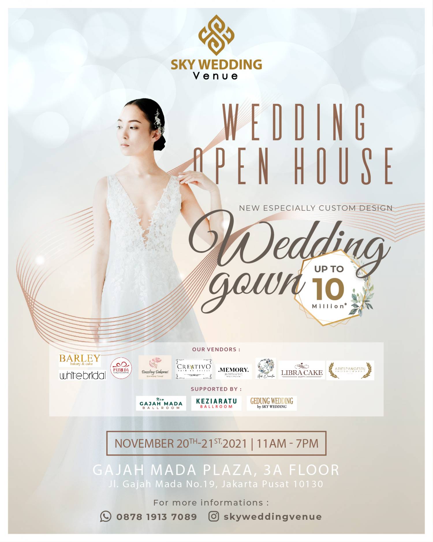 SKY WEDDING VENUE WEDDING OPEN HOUSE 2021 | Weddingku.com