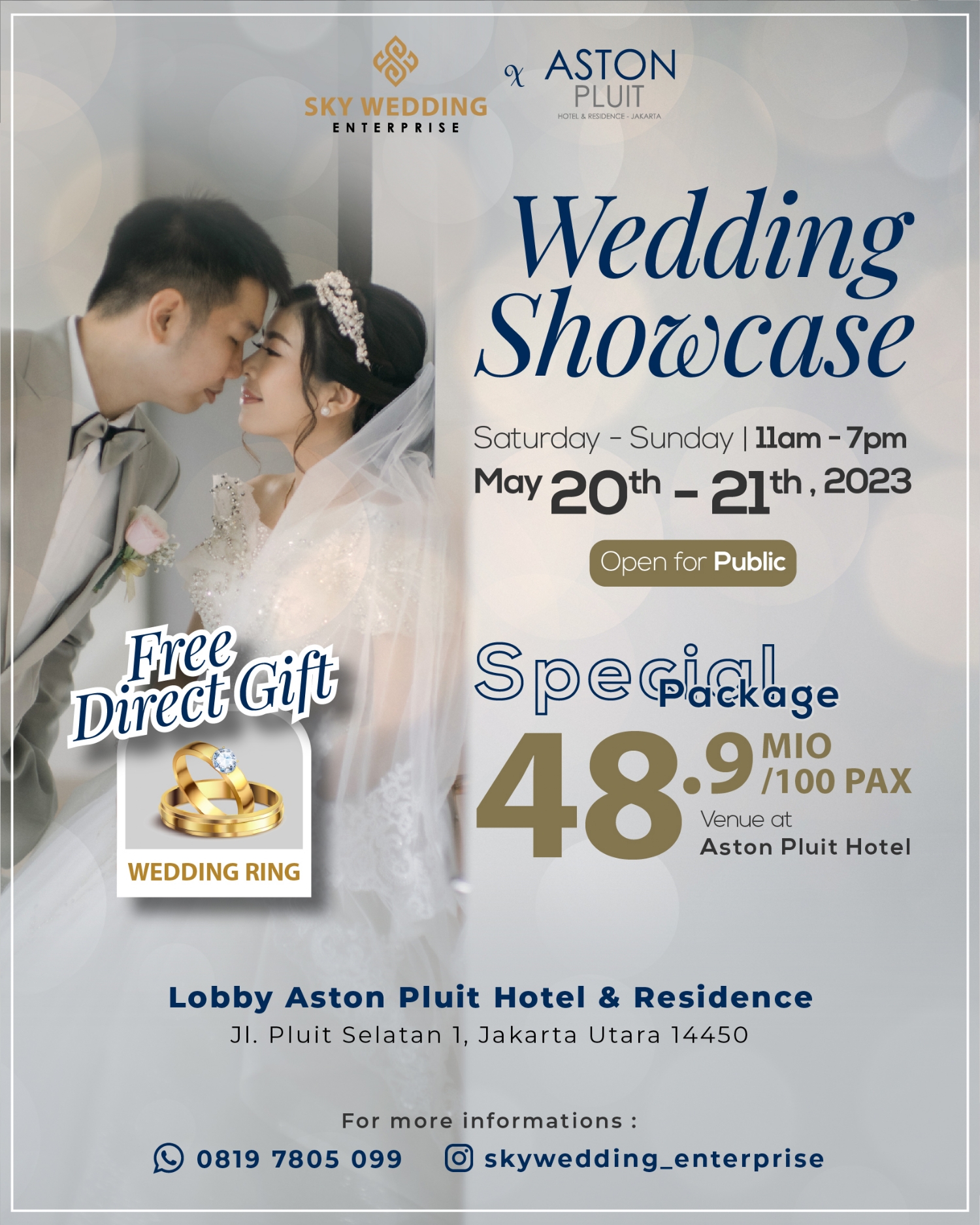 Wedding Showcase Aston Pluit Hotel Jakarta X Sky Wedding Enterprise May ...