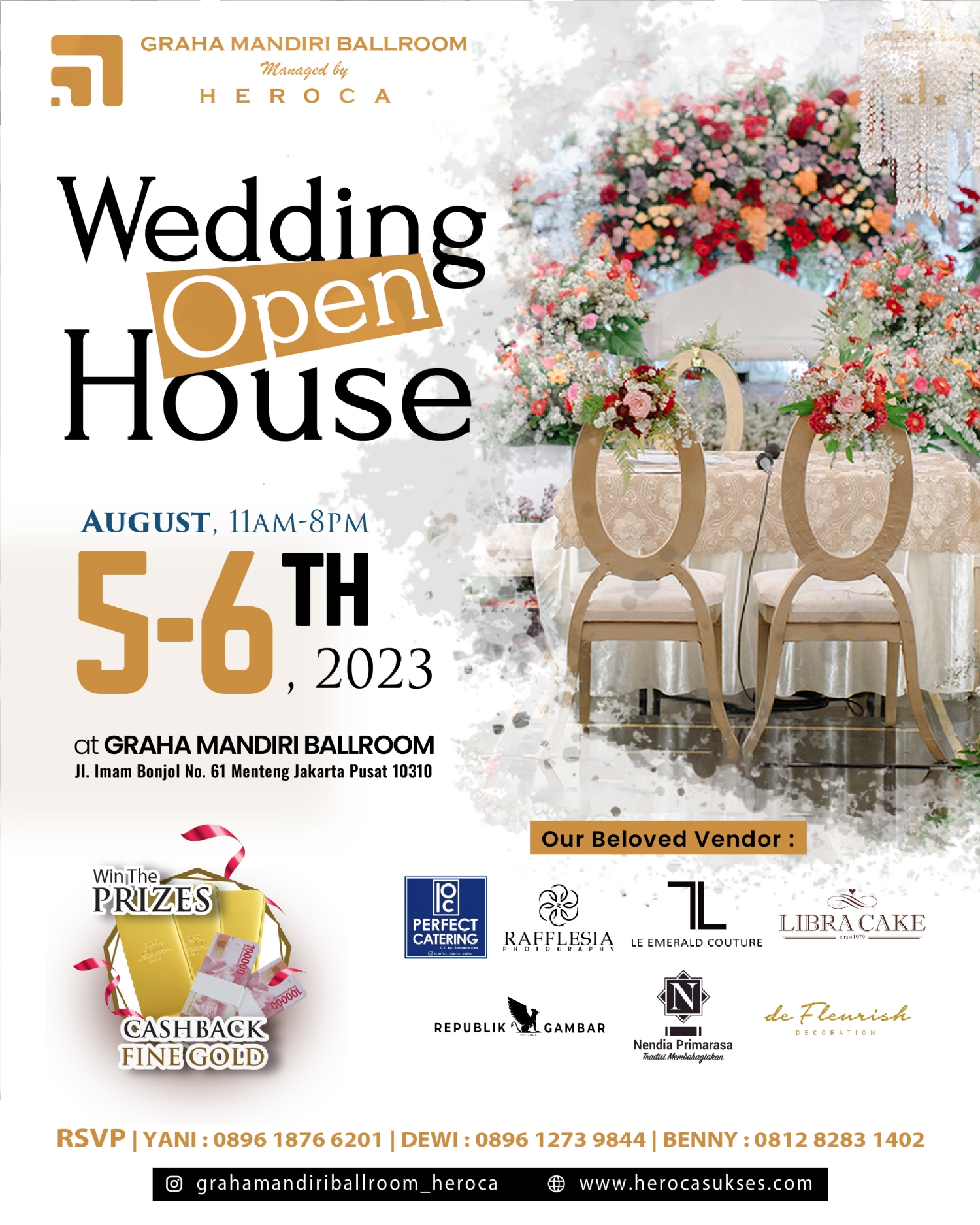 Graha Mandiri Wedding Open House 5-6 August 2023 | Weddingku.com