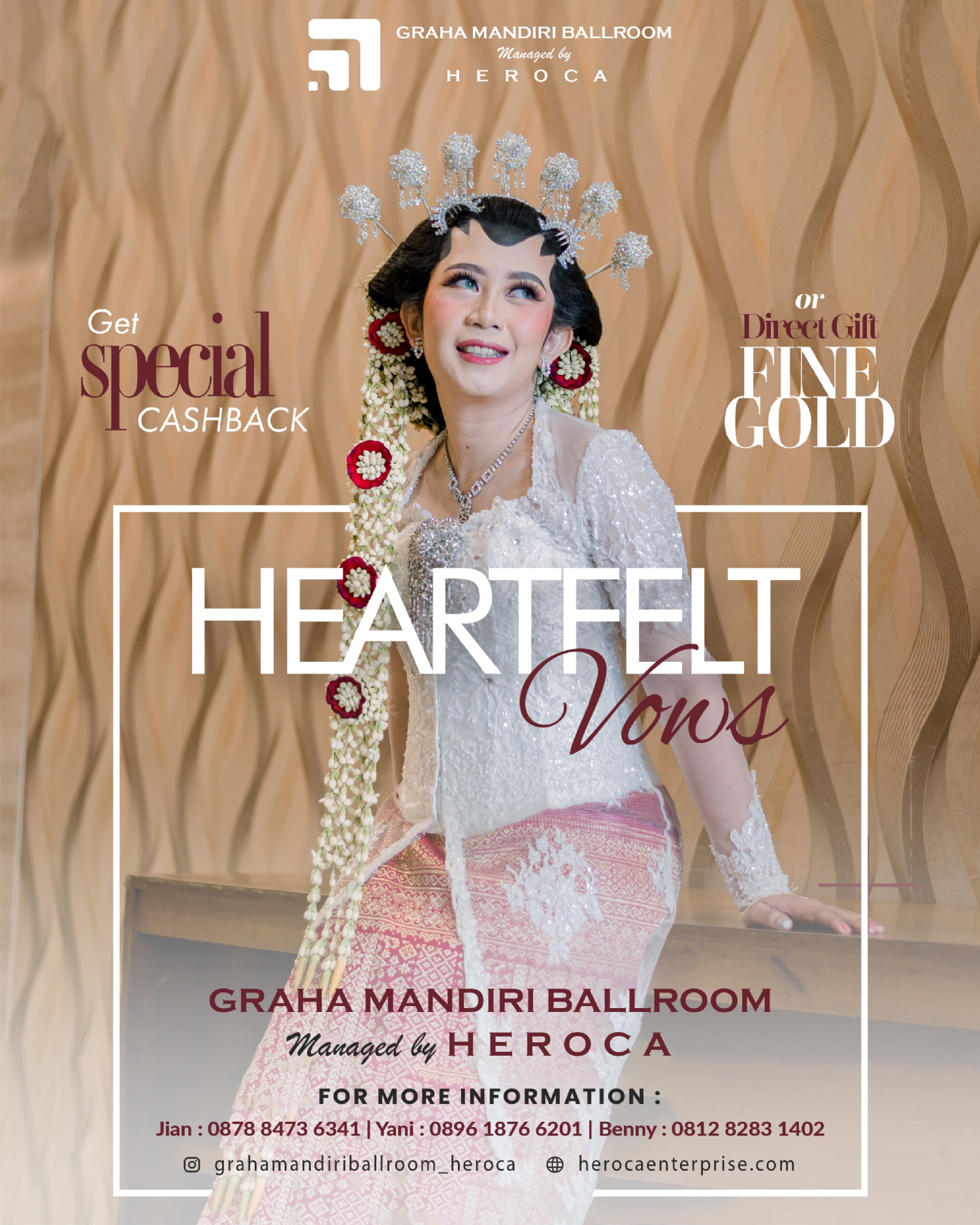 Experience the magic of love with our Heartfelt Vows Wedding Package ...