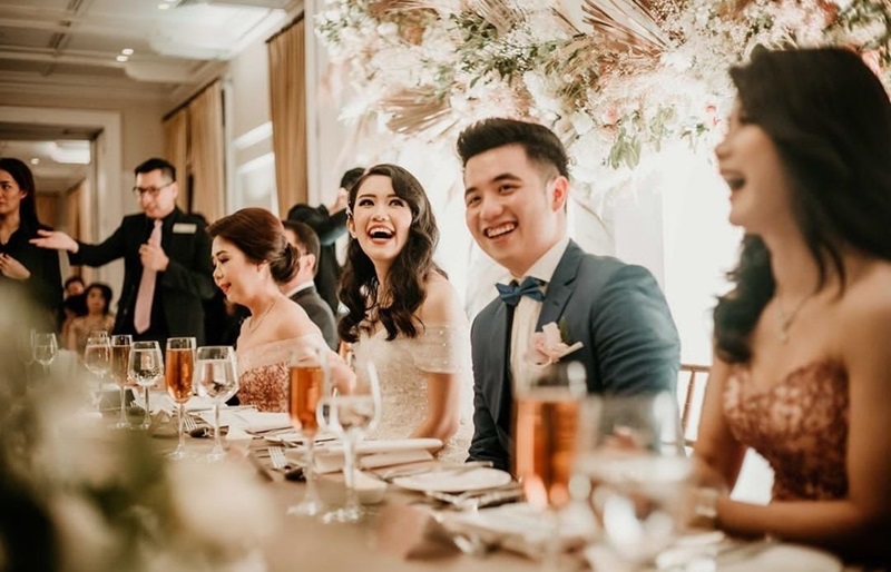 white Colonial party - Alvin & Vanessa | Weddingku.com
